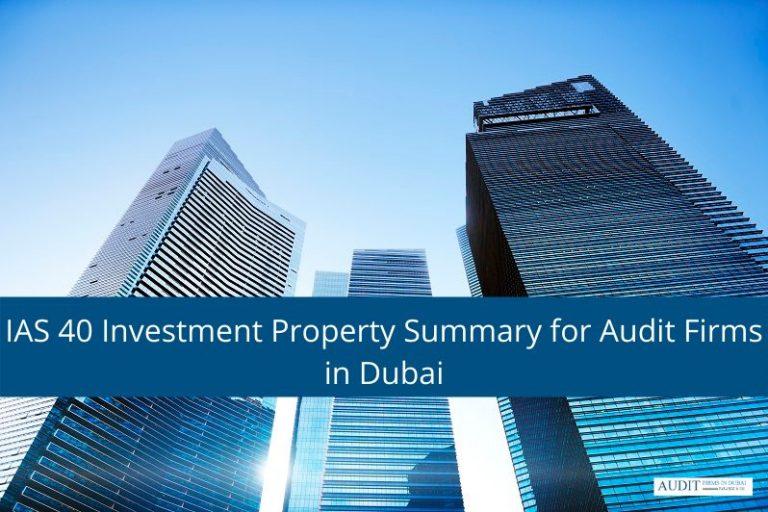 IAS 40 Investment Property Summary Dubai, UAE