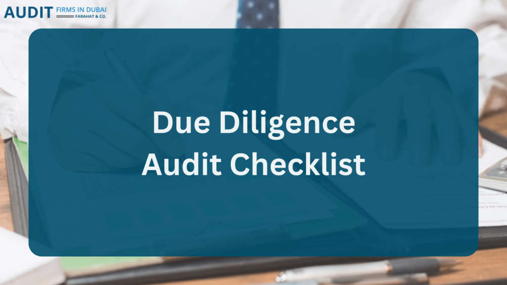 Due Diligence Audit Checklist for 2025